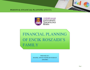 FIN533 individual assignment - INDIVIDUAL ASSIGNMENT FIN PERSONAL ...