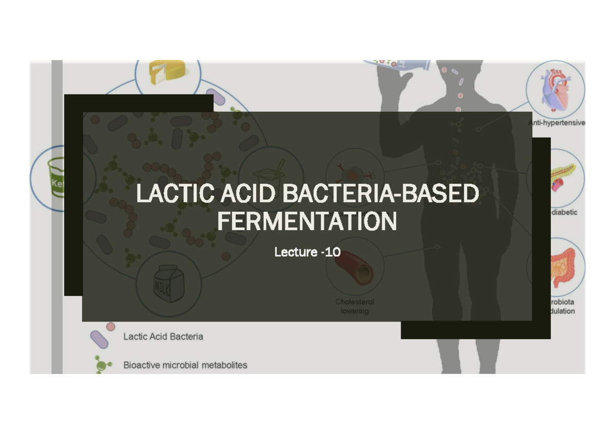 MIC414 L10 Midterm: Lactic Acid Fermentation Insights - Studocu