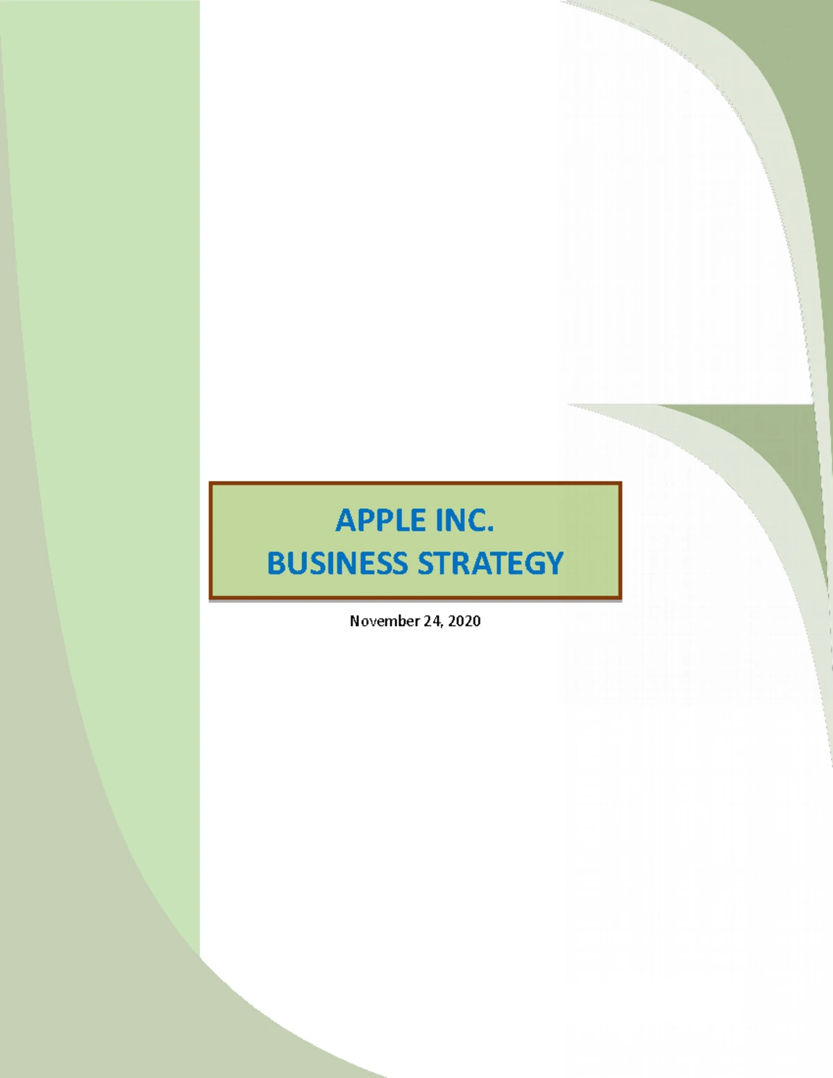 Chick-fil-A Strategic Analysis: MBA 5006 Assignment 1-1 Overview - Studocu