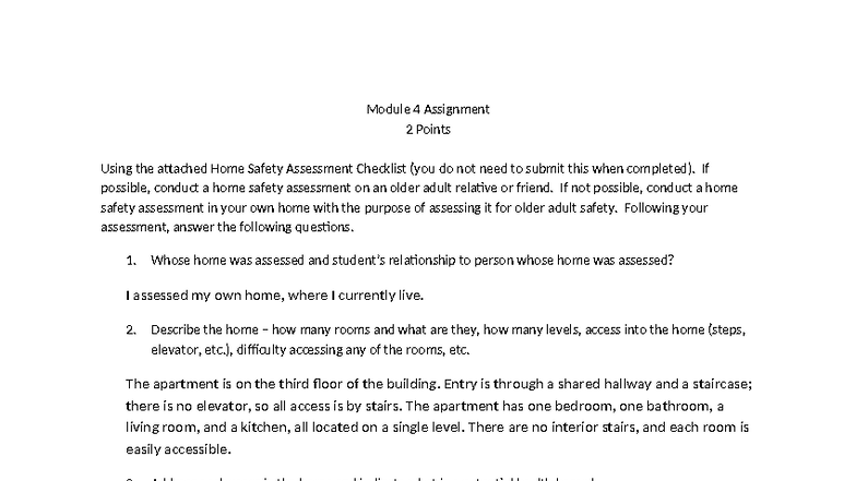 Module 4 Assignment - Module 4 Assignment 2 Points Using the attached ...