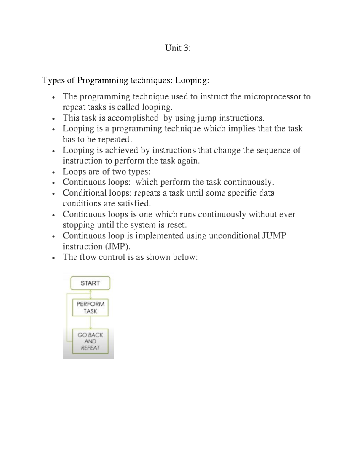 Unit 3: Microprocessor Programming Techniques & 8085 Overview - Studocu