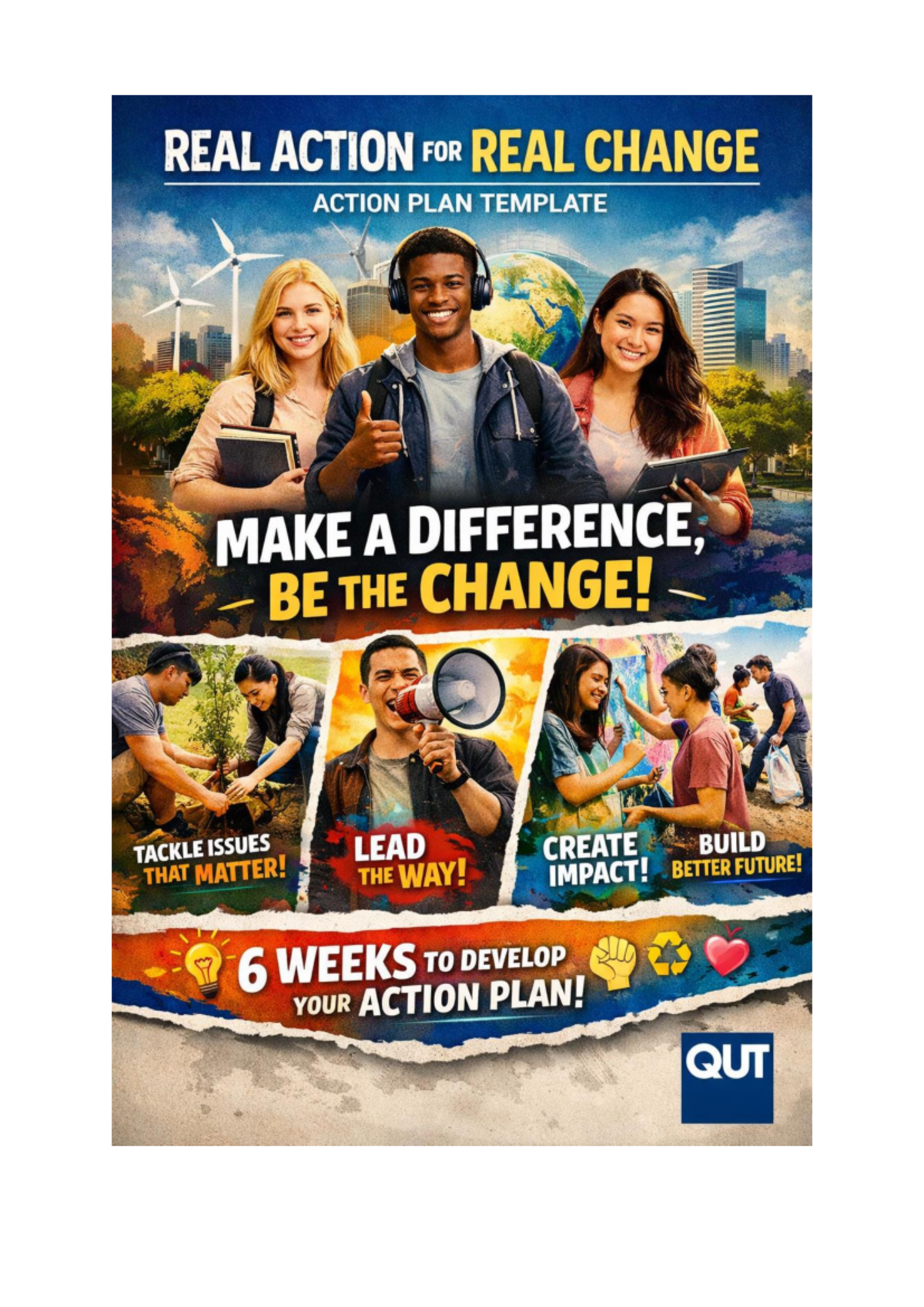 QUT003 Real Action for Real Change: Homelessness Action Plan Template ...