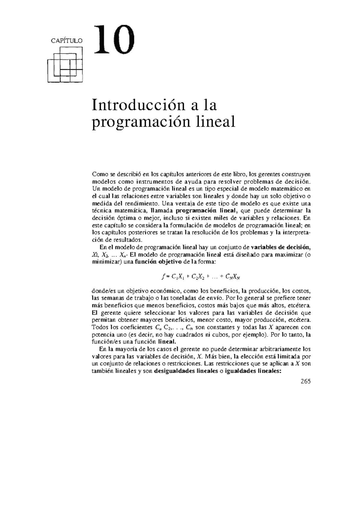 Separata 7. Introducción a la Programación Lineal - Introducción a la ...
