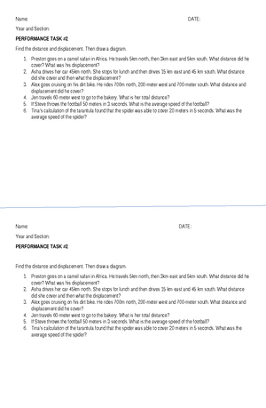 Work Immersion Exam answer key - Department of Education Region III ...