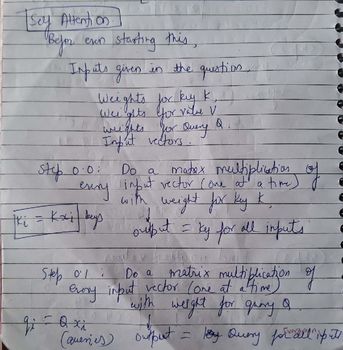 NLP Self Attention: Matrix Multiplication & Vectors (Final Exam) - Studocu