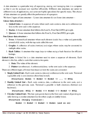 COA Notes UNIT-3 - Instruction Types Unit-III Control Unit The basic ...