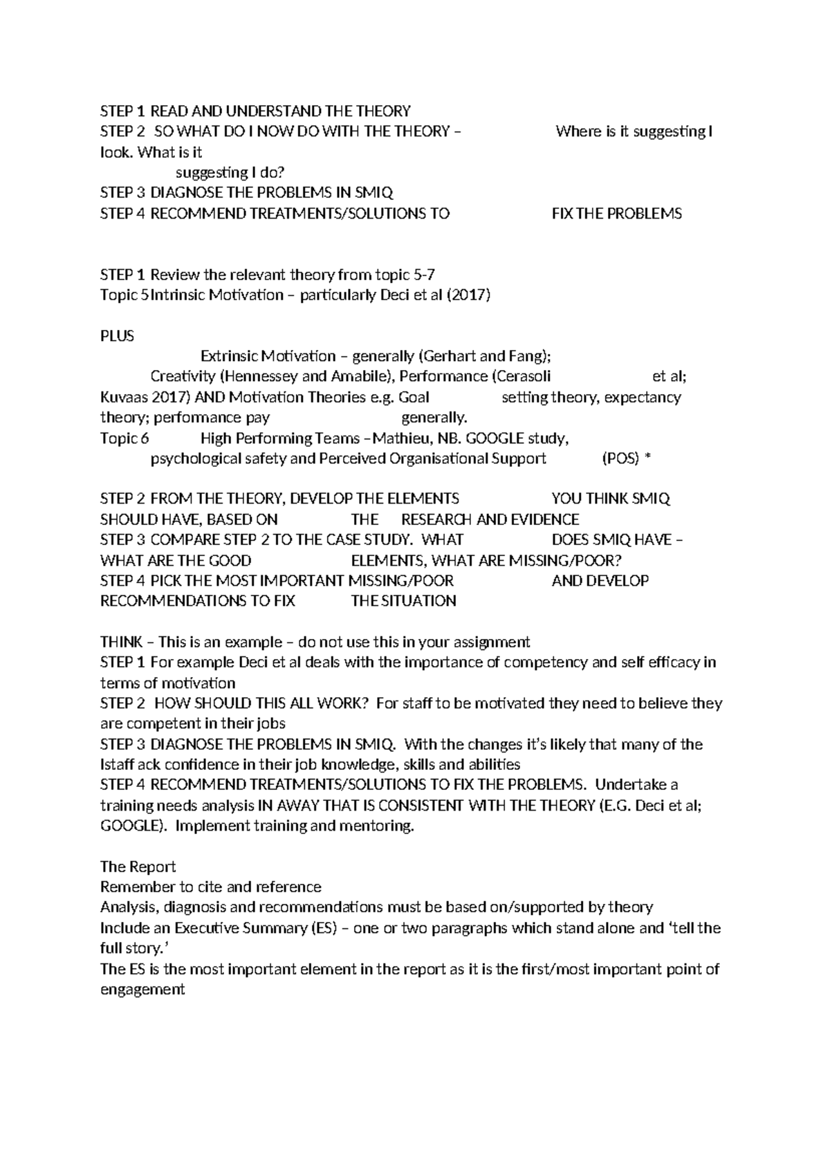 MGB130 A2 Approach: Diagnosing and Fixing SMIQ Problems Using Theory ...