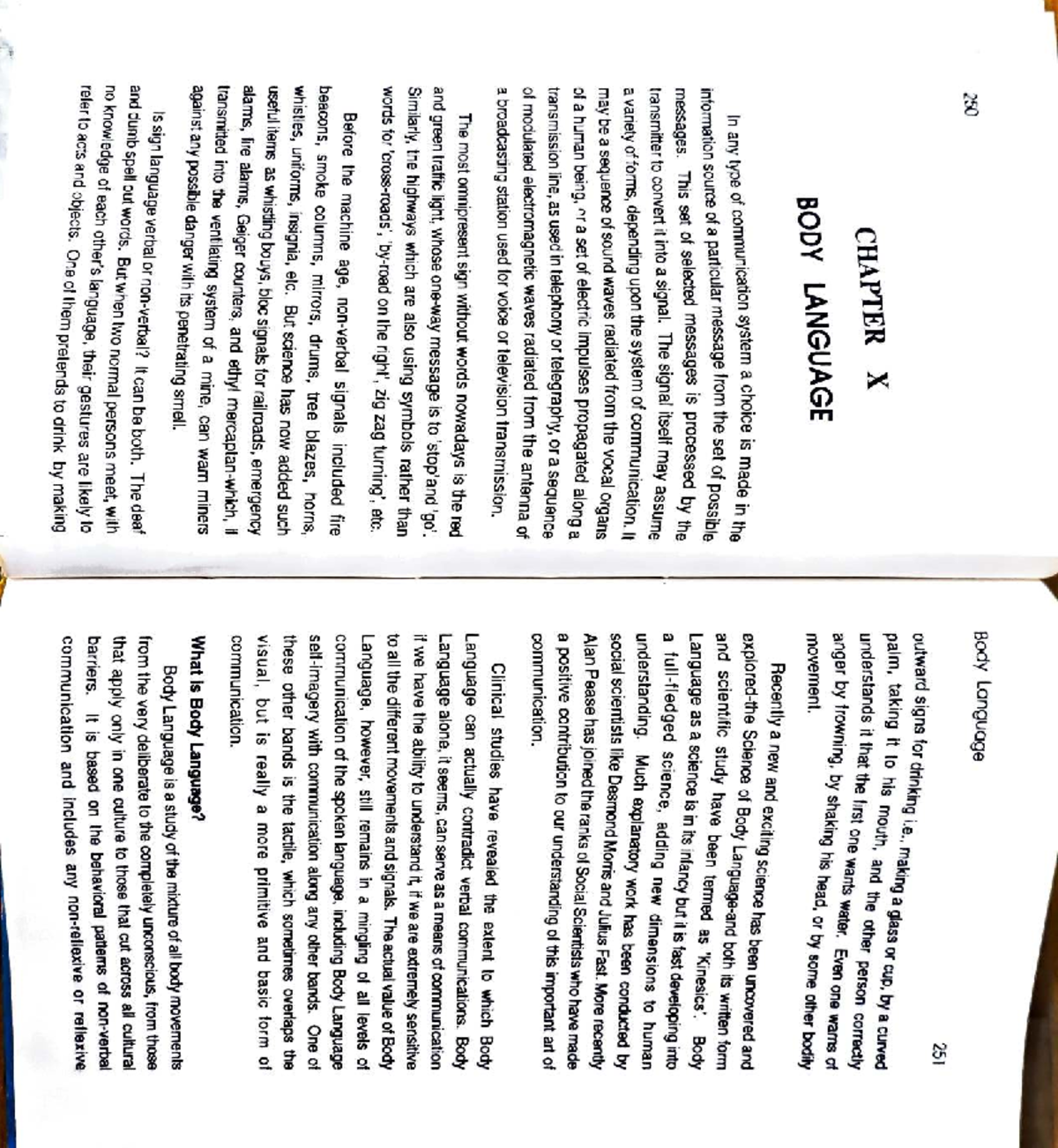 Body Language: Understanding Communication in Kinesics (GEN 101) - Studocu