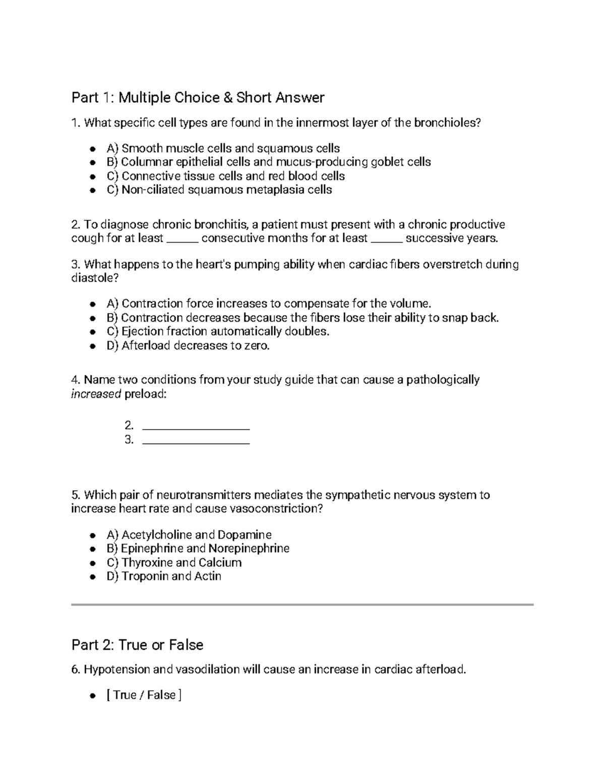 NR 507 Midterm Practice: Multiple Choice & True/False Questions - Studocu