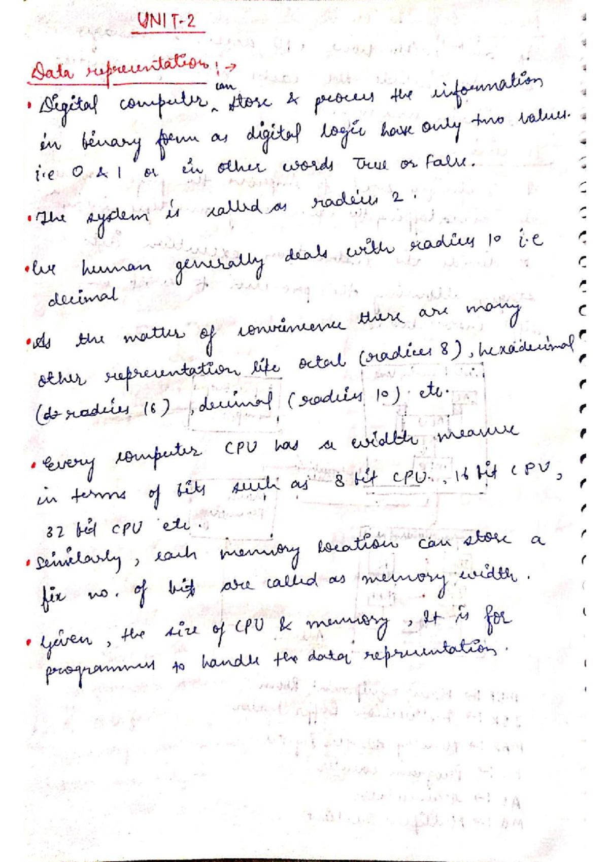 UNI Data Representation: Understanding Binary, Floating Point, and ...
