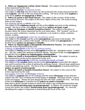 Filipino - I. Definition and Importance of Language (Wika) 1. What is ...