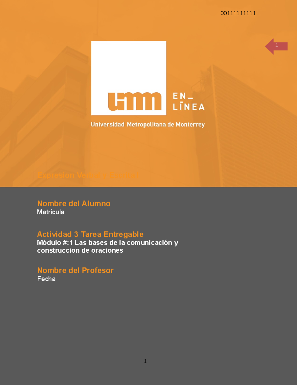 M1 Expresión Verbal y Escrita I: Actividad 3 - Análisis de Comunicación - Studocu