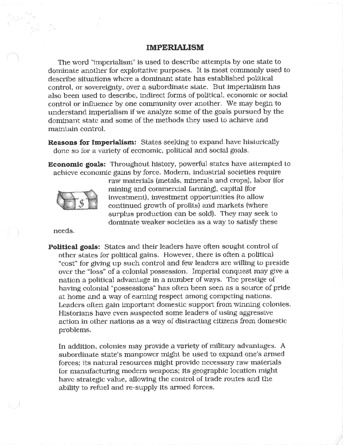 Unit 5 Study Guide: Key Concepts and Practice Questions - IMPERIALISM ...