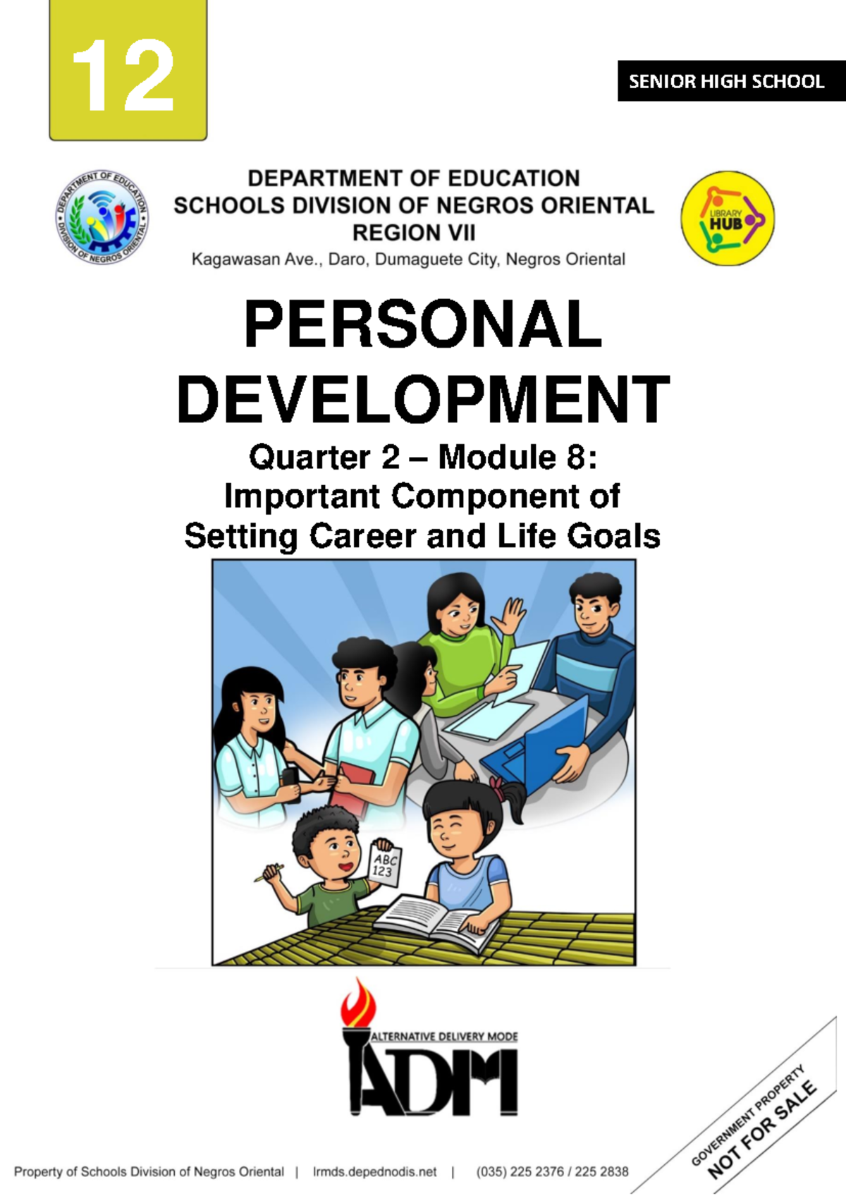 Perdev 12 Q2 M8 - Setting Career and Life Goals in Personal Development - Studocu