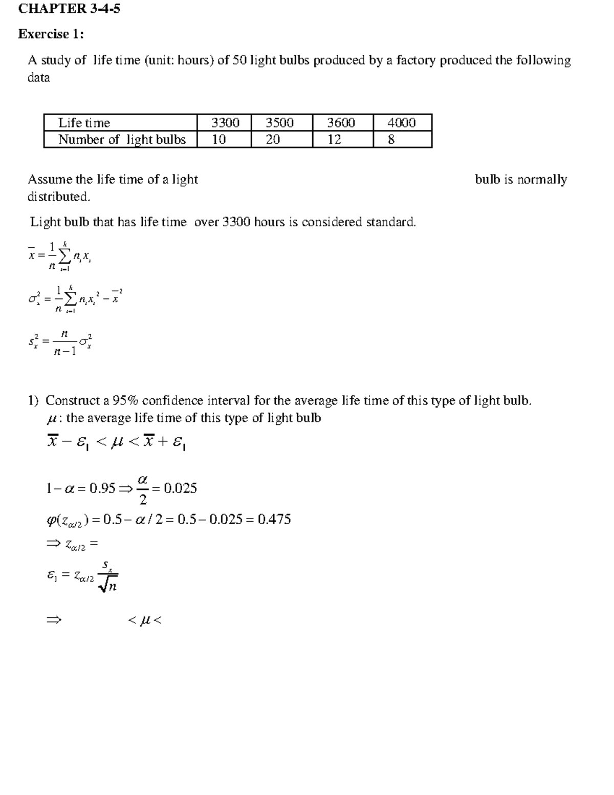 HW-C3-4-5 - Probability & Statistics Tasks: Confidence Intervals & More ...