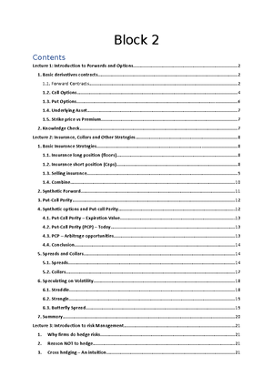Formula Sheet P1 - 2018 Financial Risk Manager (FRM) Exam - - Studocu
