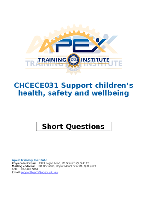 Chcccs 041 Student Assessment Booklet V1.1 - © 2022 Eduworks Resources ...