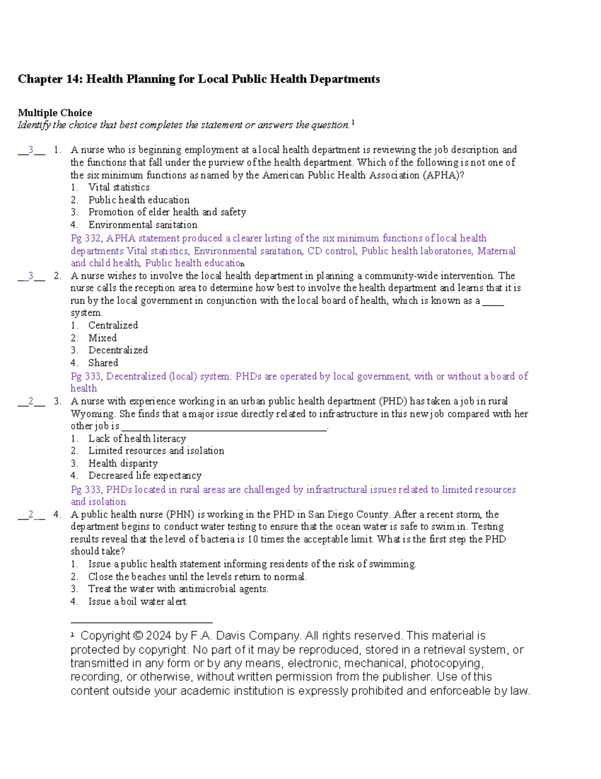 Ch 14 Lecture Notes: Health Planning for Local Public Health ...