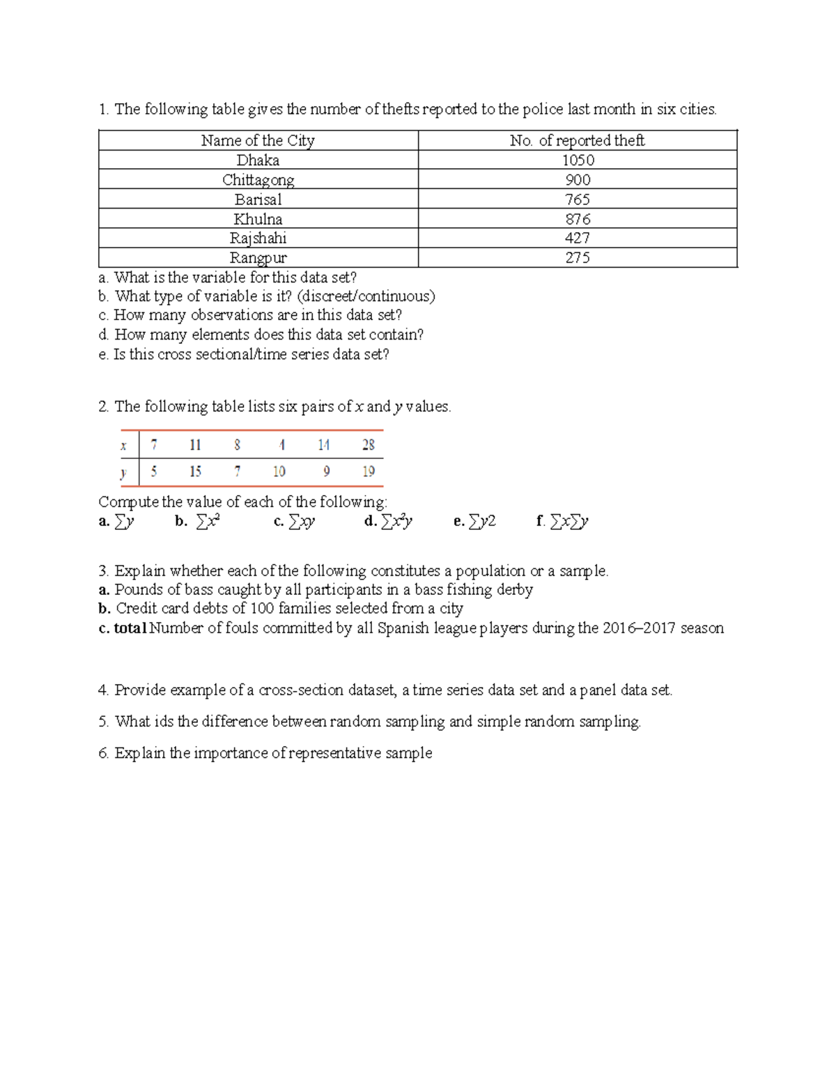 Assignment Ch01 - Data Analysis Questions and Concepts - Studocu