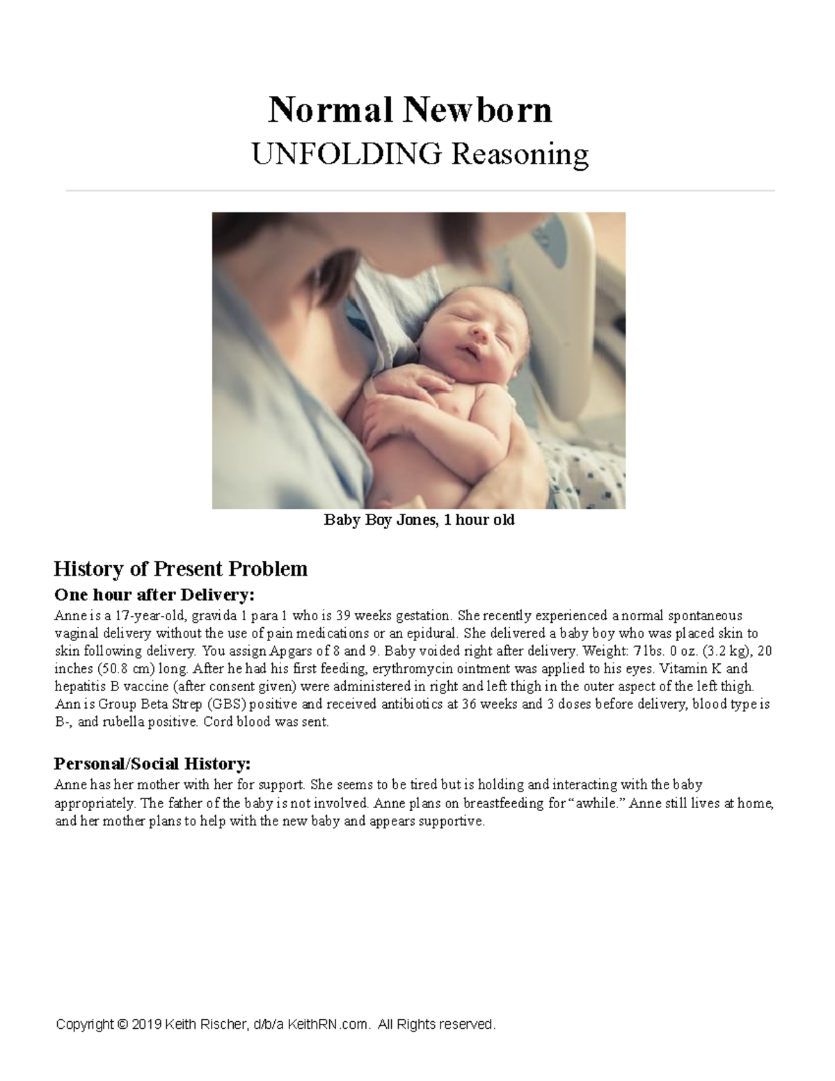 #3 Newborn Case Study: Nursing Assessment & Care Plan Insights - Studocu