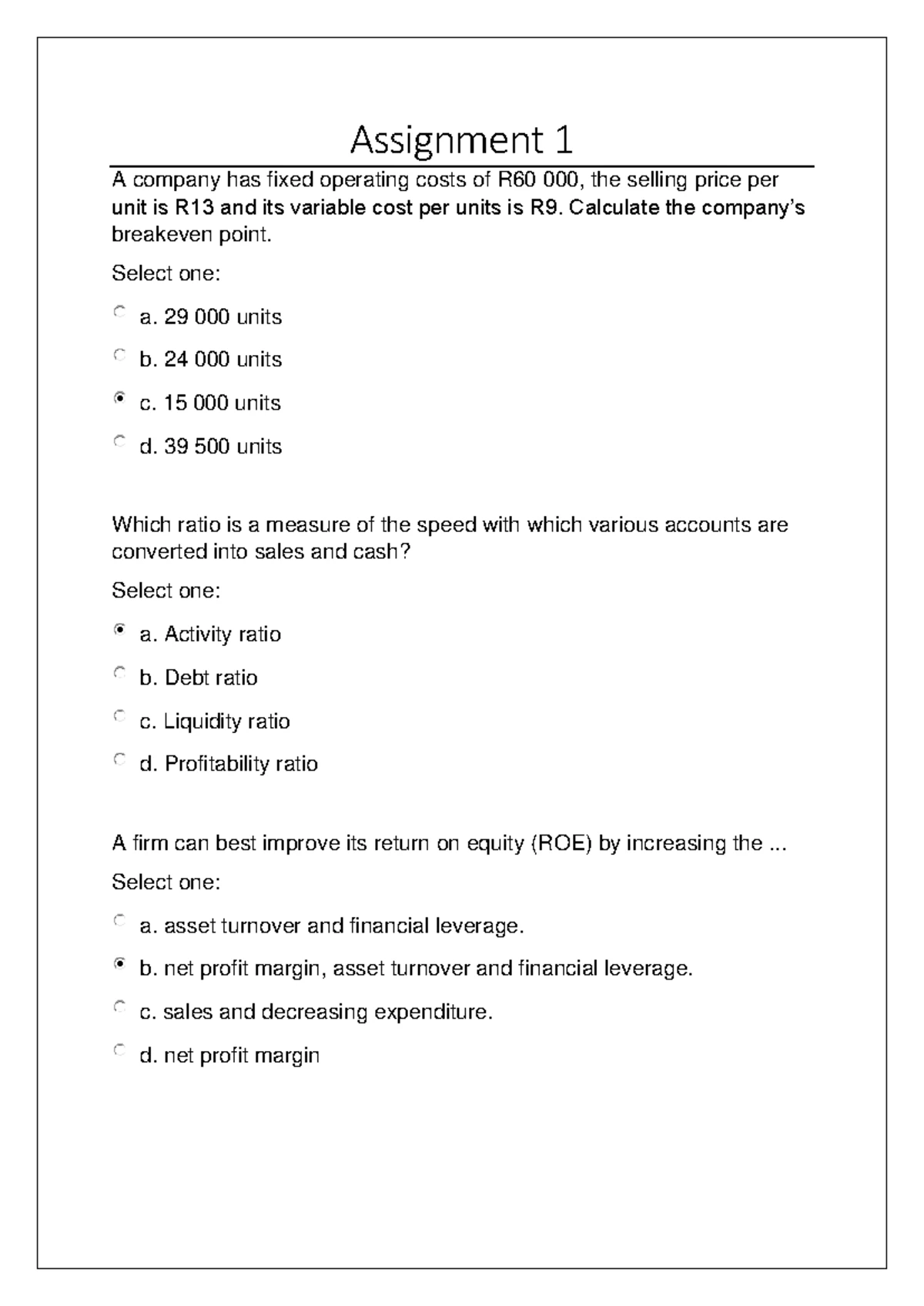 Assignments Semester 2 - Objective: The main objectives of this ...