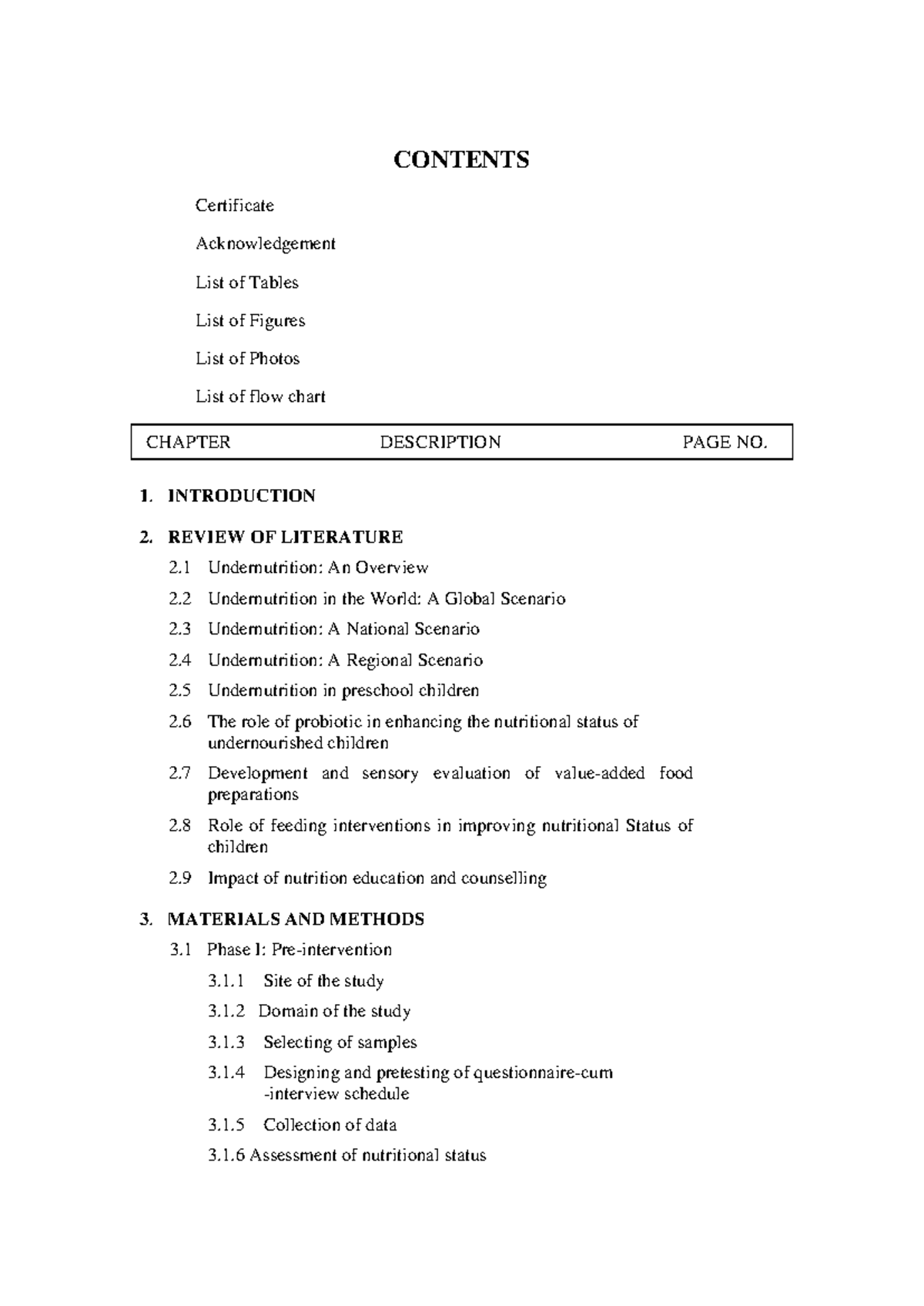 Nutrition Interventions for Preschool Children: A Comprehensive Study ...