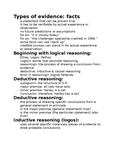 [Solved] What is logical evidence scientific research observations and ...