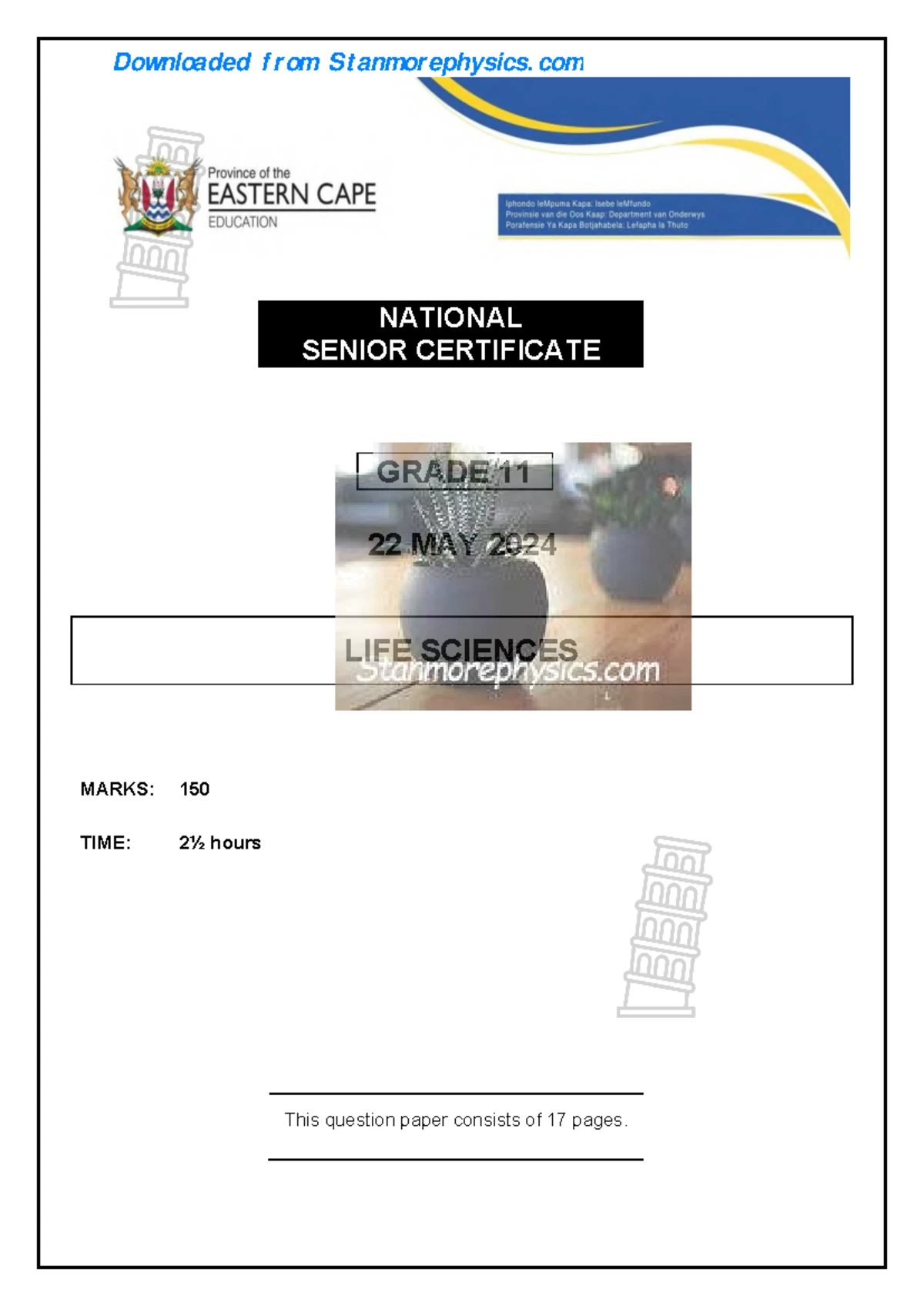 Life Sciences Grade 12 Paper 1 Walk Into Exam Learner Booklet 2024 ...