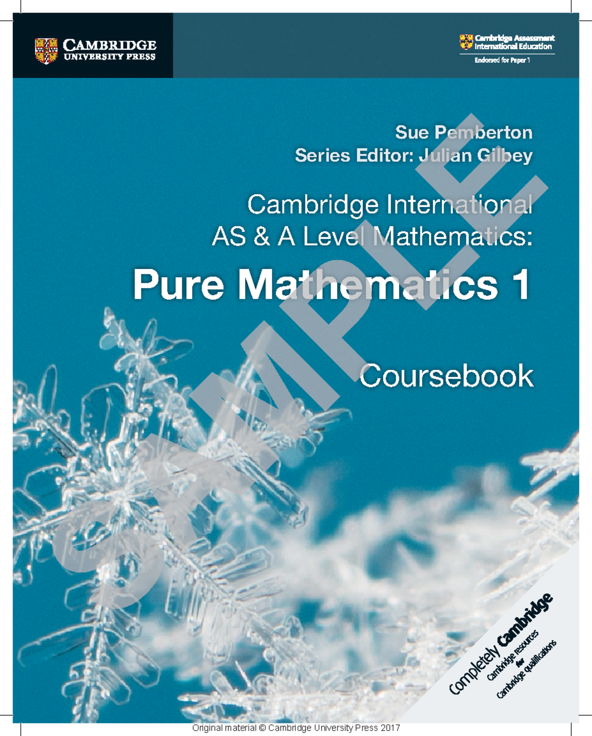 Cambridge International AS & A Level Mathematics: Pure Maths 1 ...