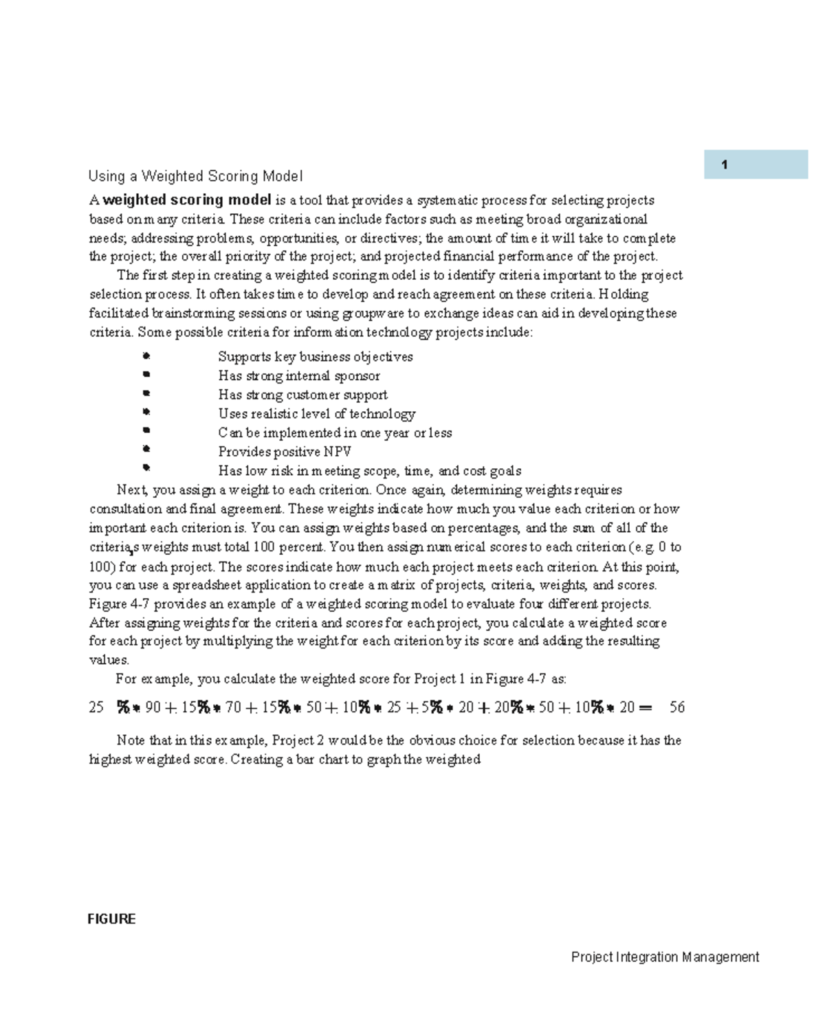 Weighted Scoring Model - These criteria can include factors such as ...