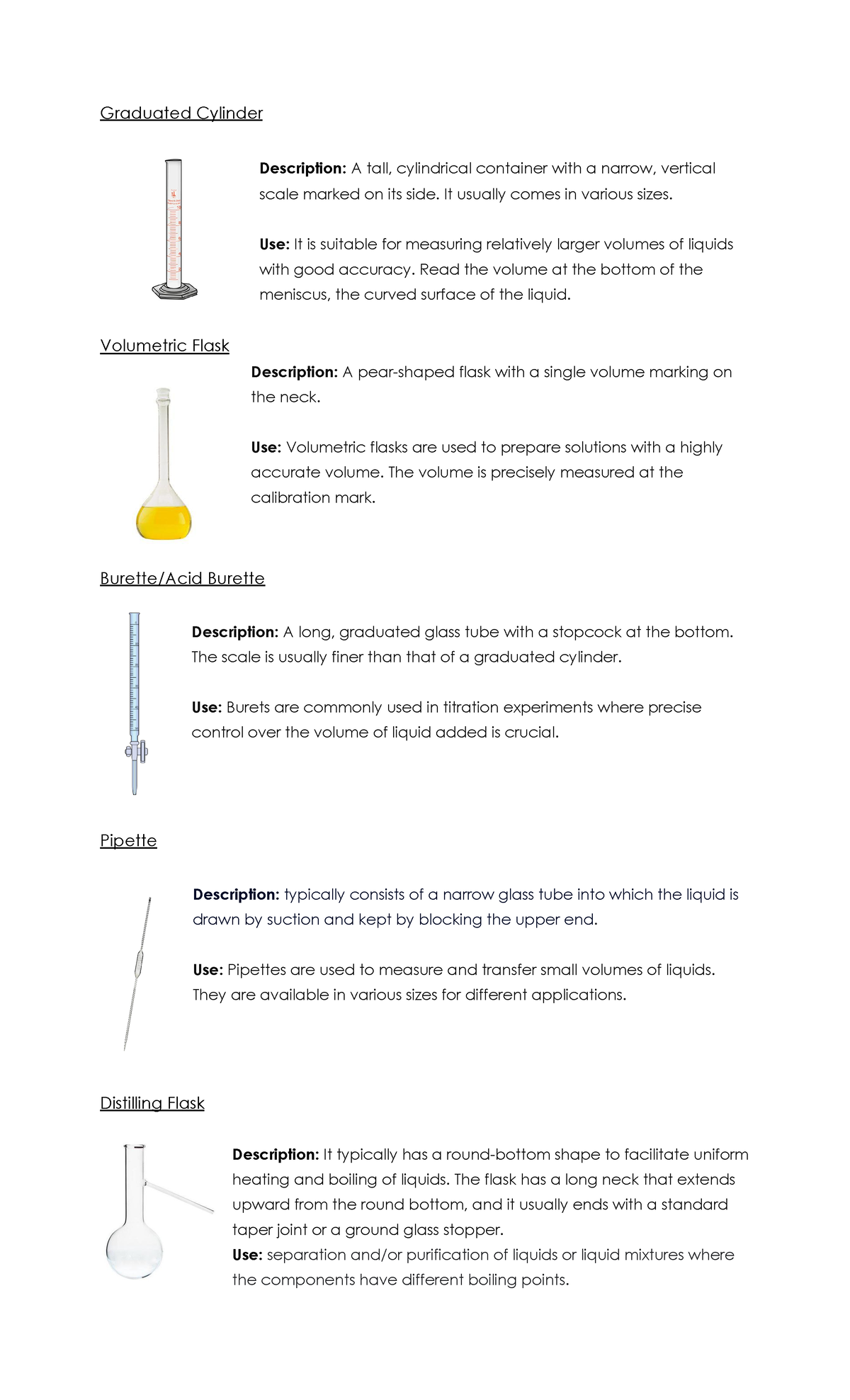 LAB Apparatuses - meow roar - Graduated Cylinder Description: A tall ...