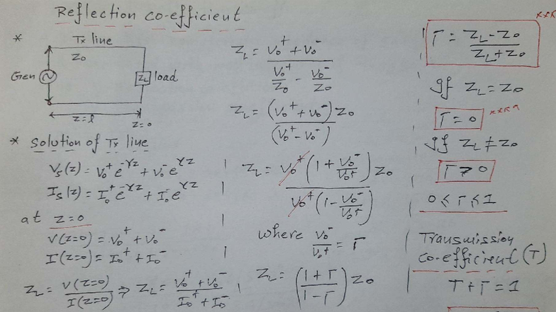 Lec 15-20: Reflection Coefficient & VSWR Examples - EMFT - Studocu