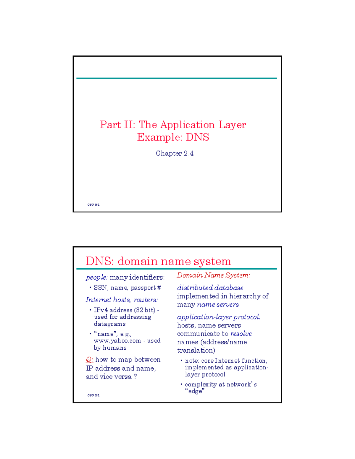 Application Layer: DNS Overview and Functionality - CSC 361 - Studocu