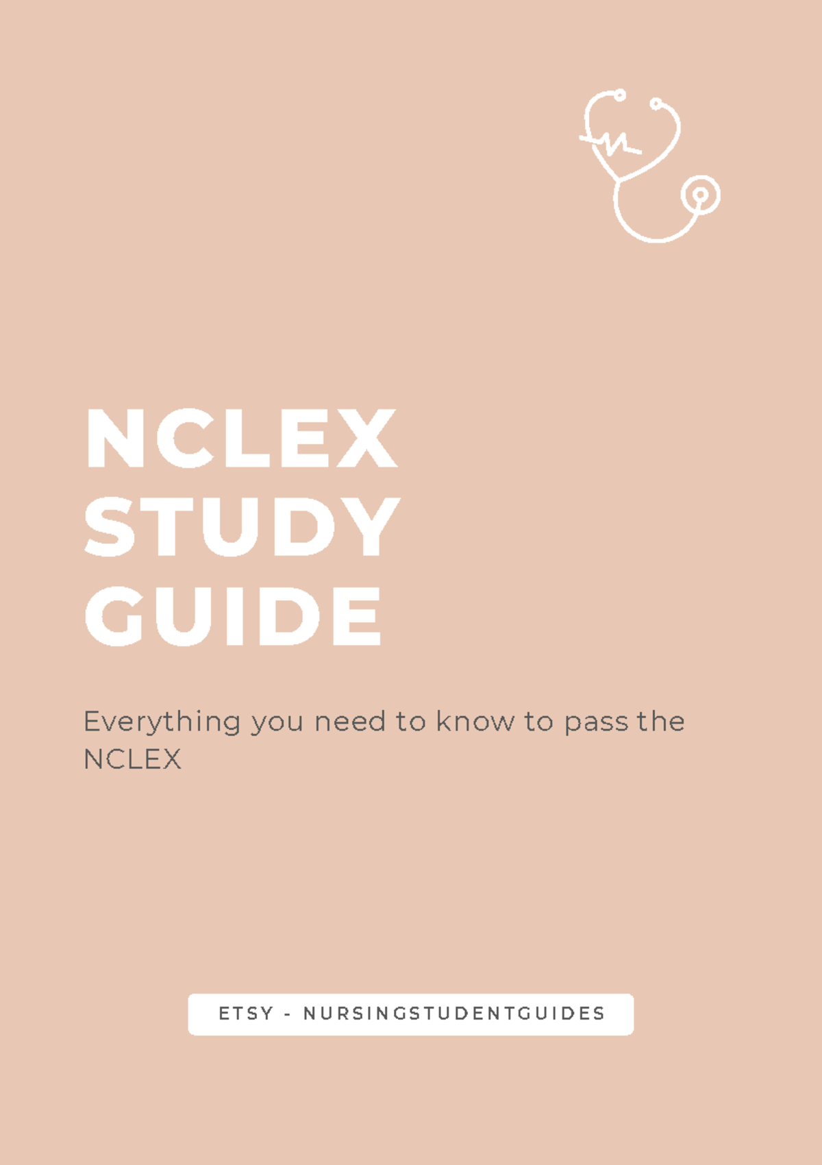 NCLEX Comprehensive Study Guide: Essential Nursing Concepts & Tips ...