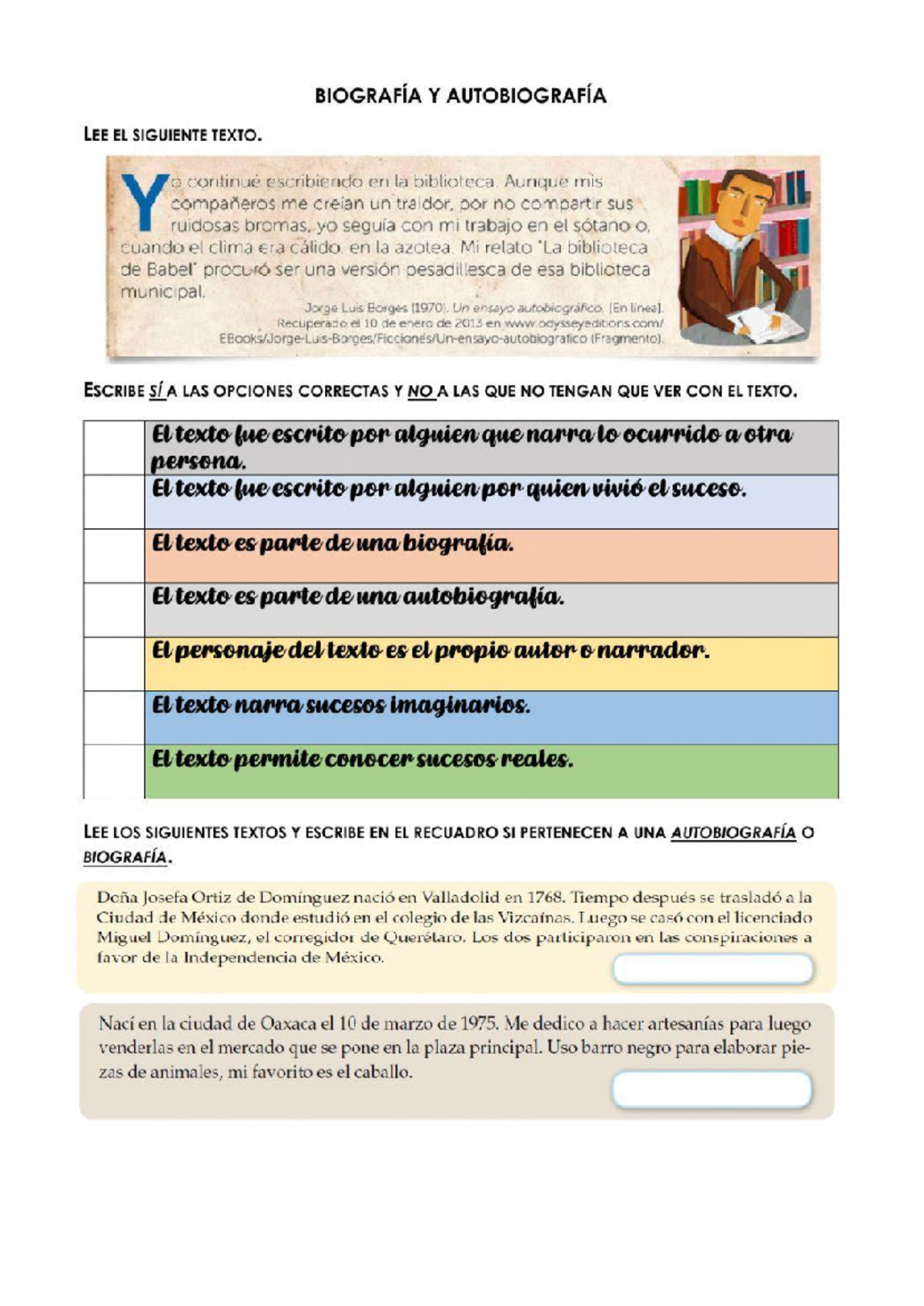 BIOGRAFÍA Y AUTOBIOGRAFÍA: ANÁLISIS Y REFLEXIONES - Studocu