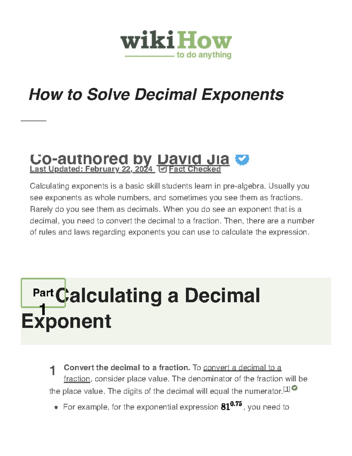 How to Solve Decimal Exponents: A Comprehensive Guide - Studocu