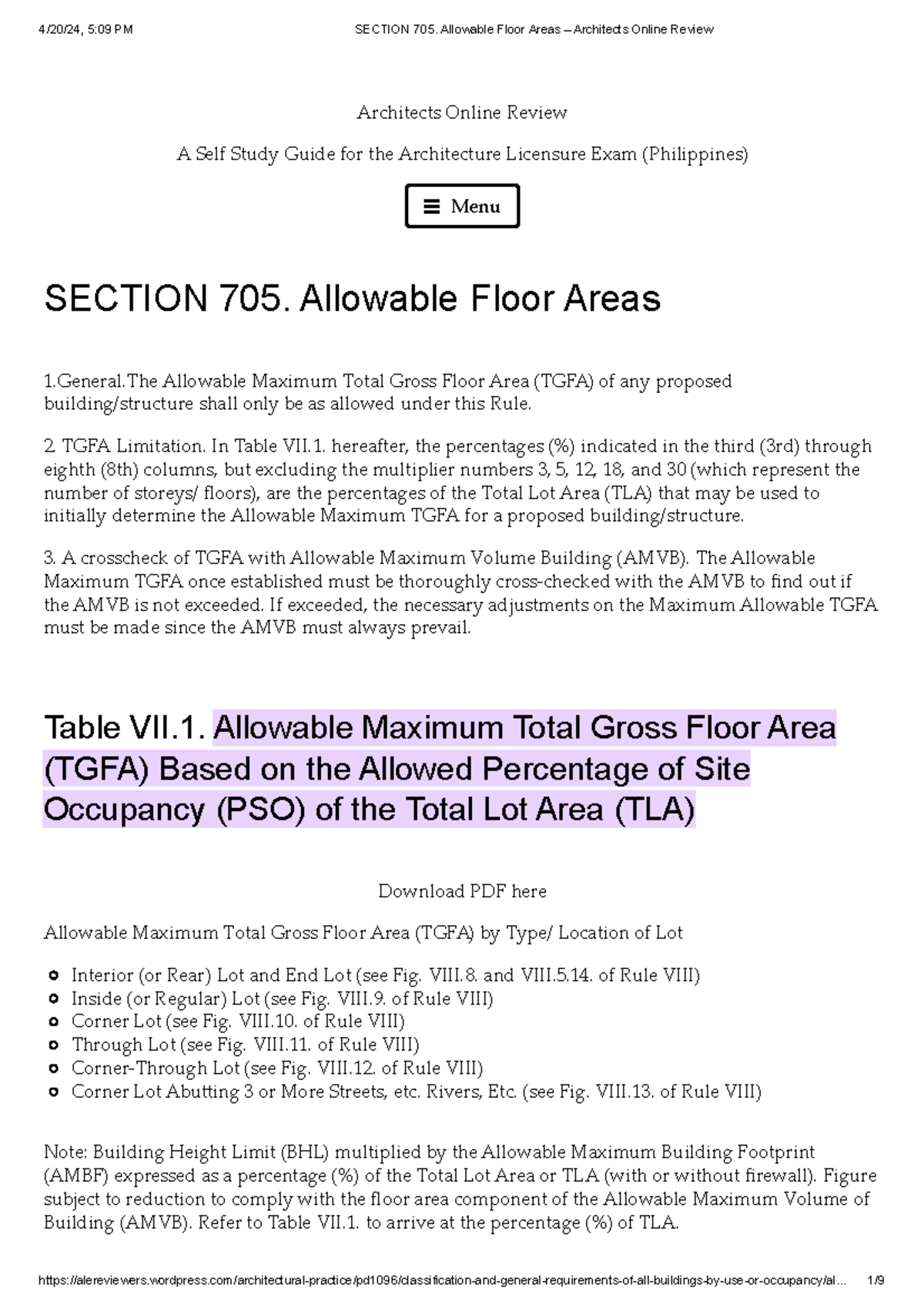 TLA AMBF TFA ETC - Comprehensive Guide on Building Design Standards ...