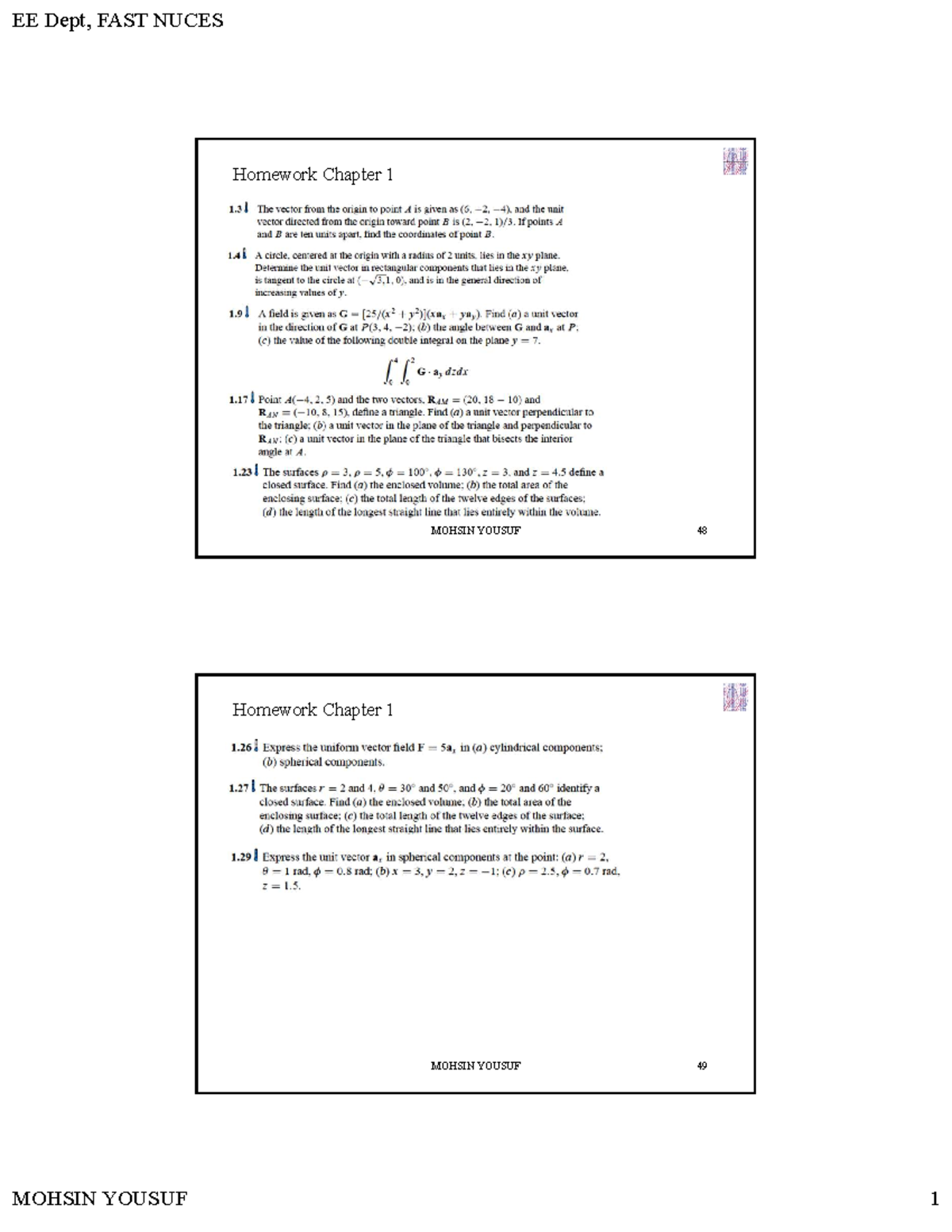 EE3005-MY Homework: Chapter 1 Practice Notes - Studocu