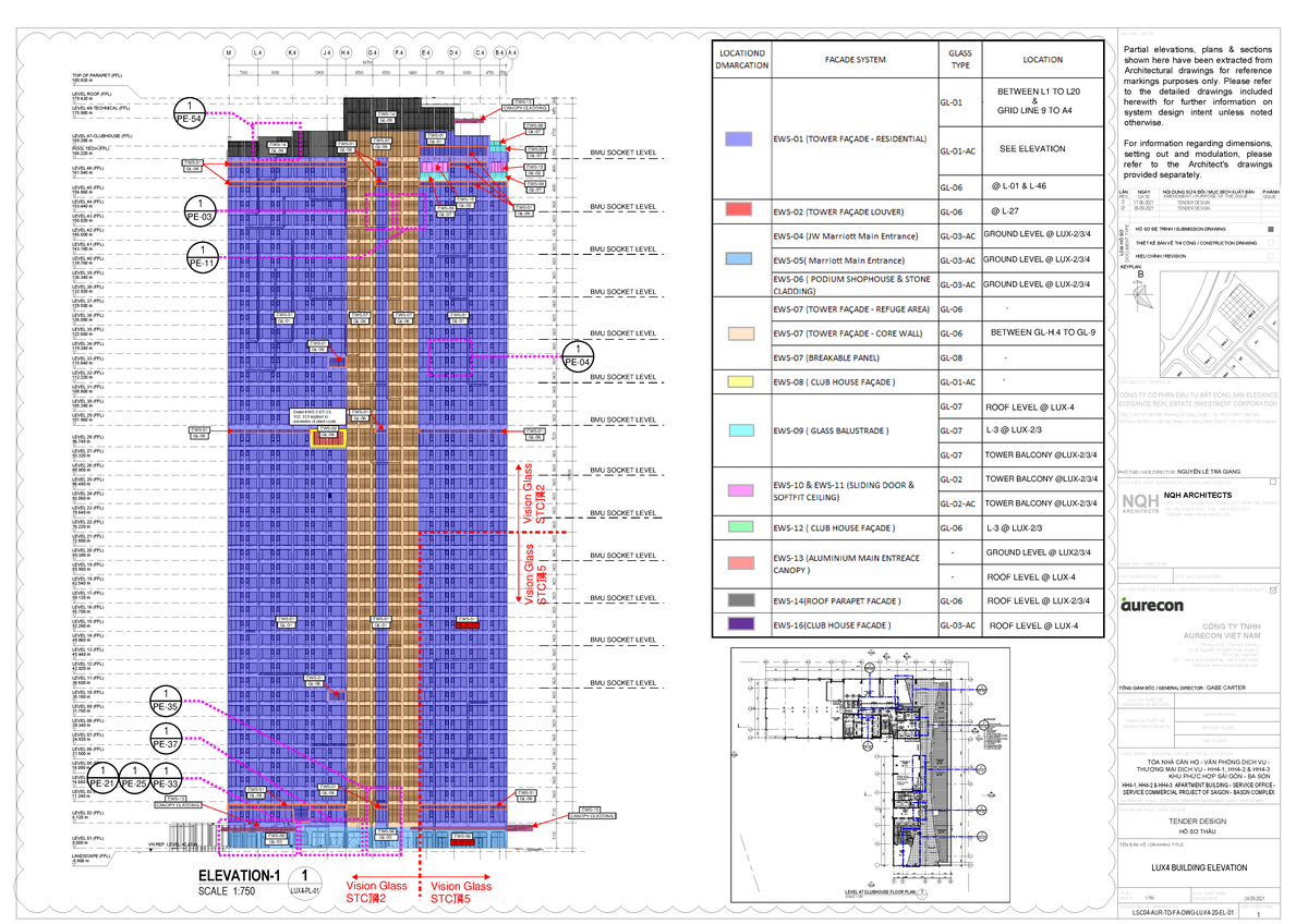 LUX4-2000: Construction Drawing & Tender Design Notes - Studocu