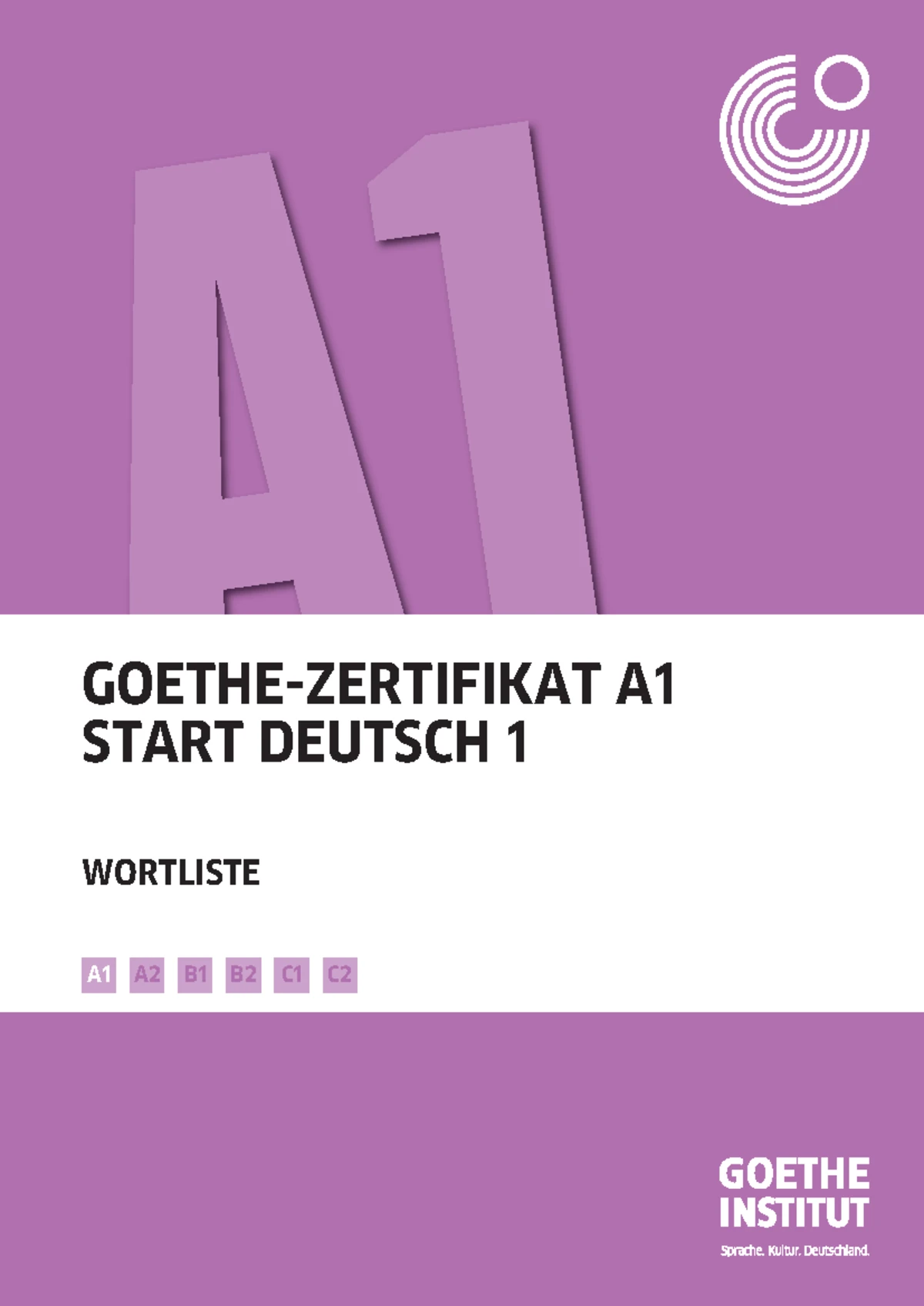 A1 Modelltest Paper 1 - Practice German A1 Level Exam - GOETHE ...