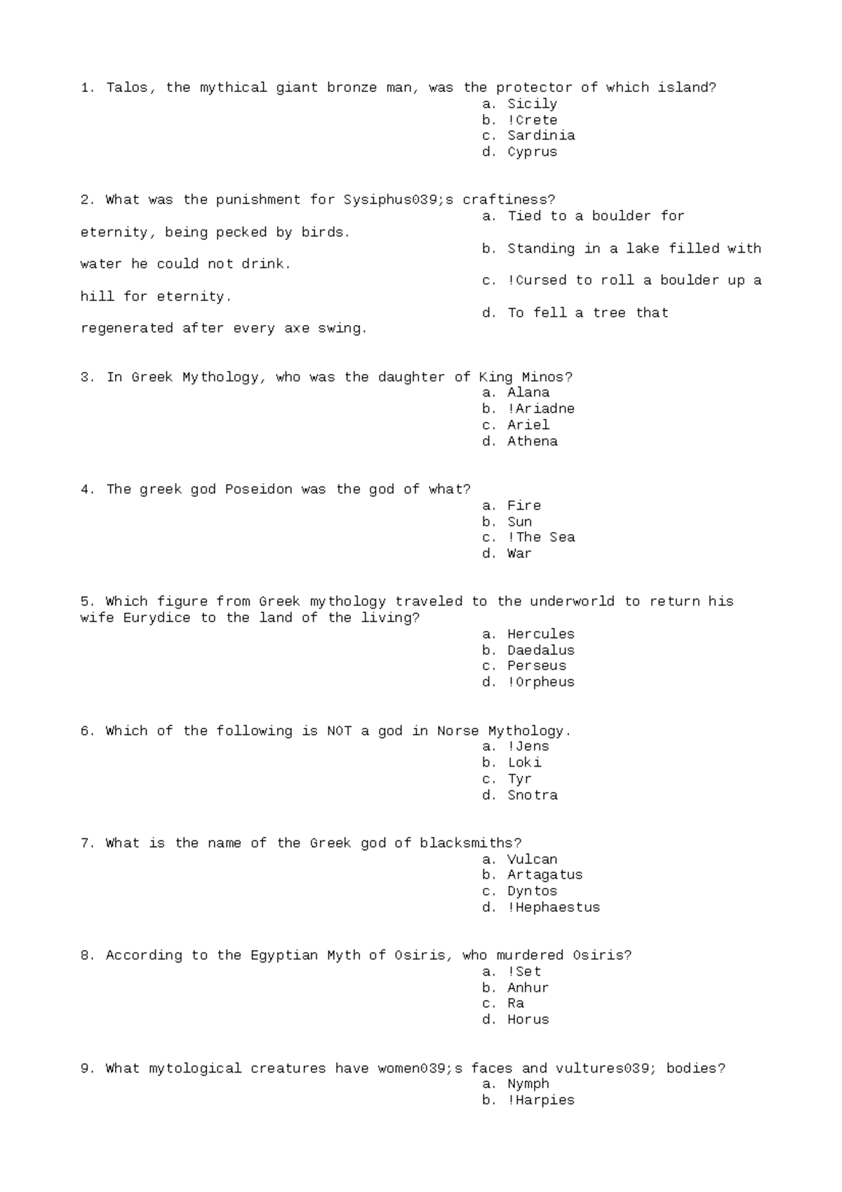 STAT133 Mythology Practice Problems 4 - Studocu