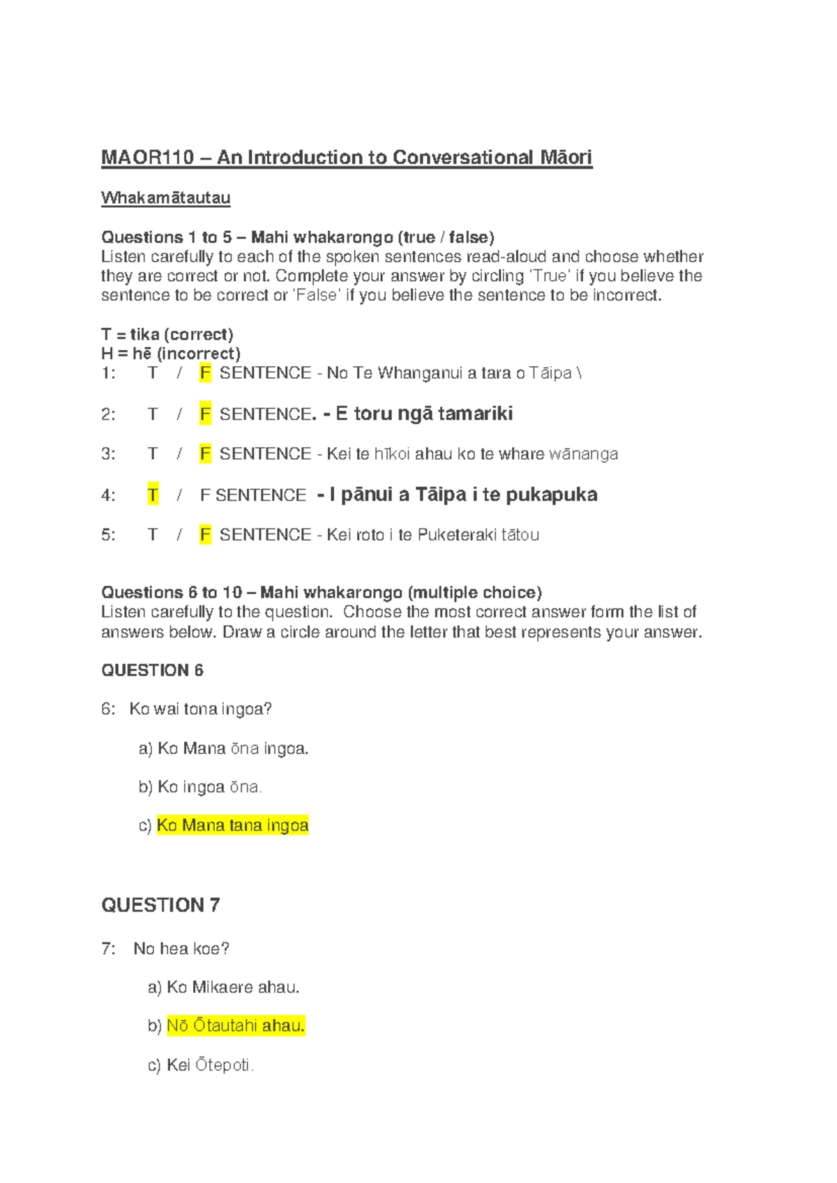 Full Mihi Resource - Putting Together a Mihi for a Hui 1 Tauparapara ...