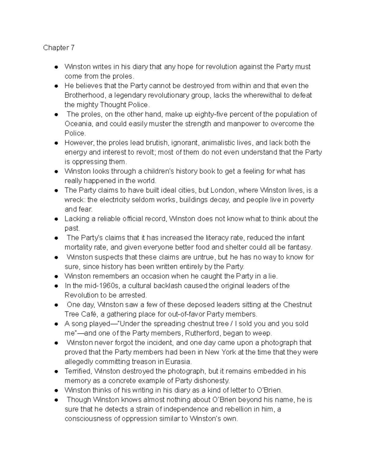 1984 Chapters 7-8 Study Notes and Analysis - Studocu