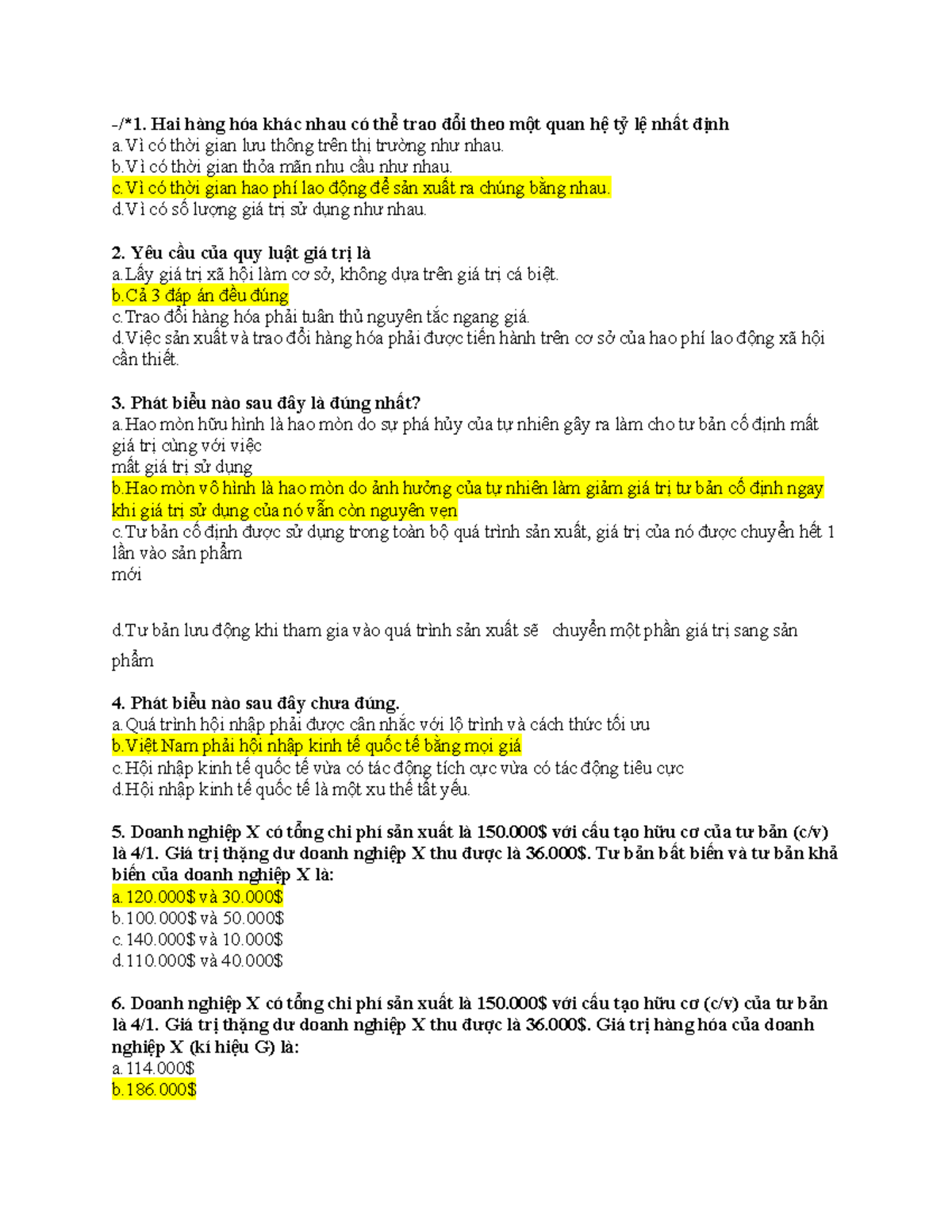 KTGK KTCT: Tóm tắt và Phân tích các Quy luật Kinh tế Chính trị - Studocu