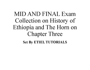 Revised History Module 2024-3 - XSUC ad thic OF MODULE HISTORY OF ...