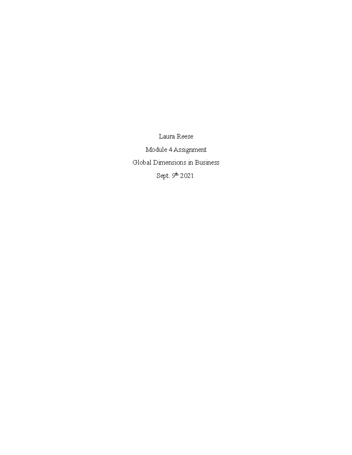 INT 220 Module 4 Assignment: Business Memo on Forex Scenarios - Studocu
