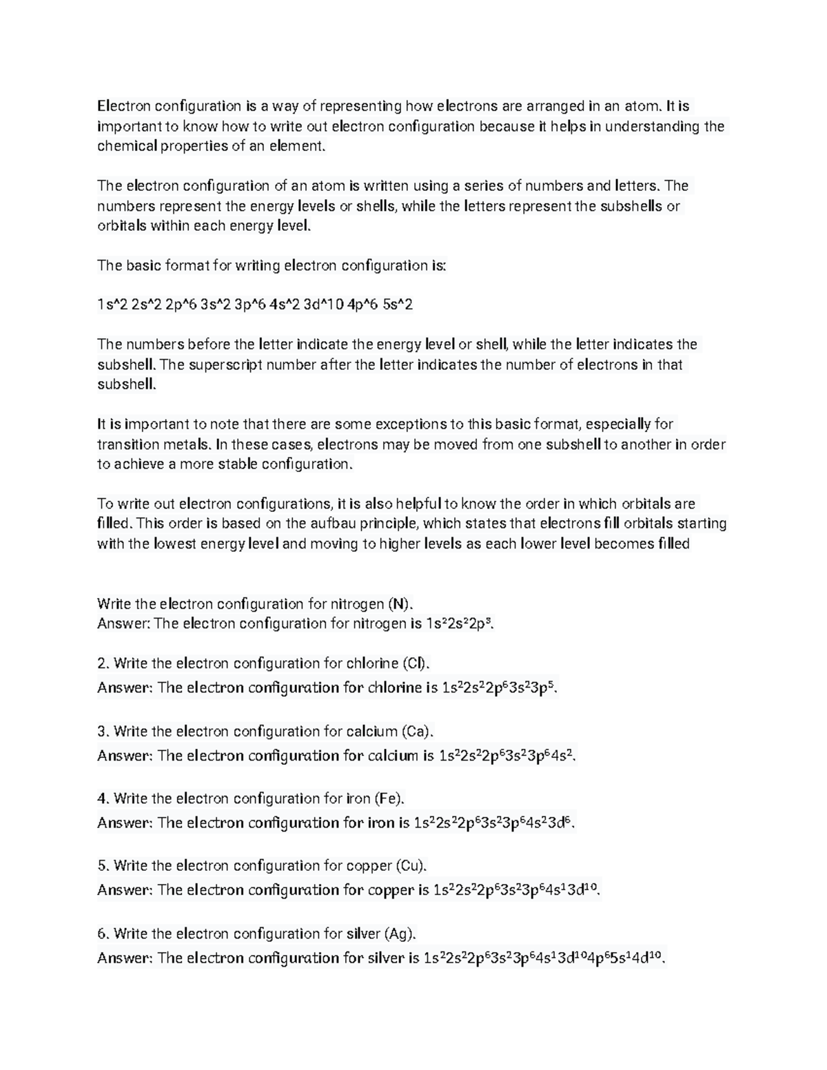 Electron COnfig - Electron configuration is a way of representing how ...