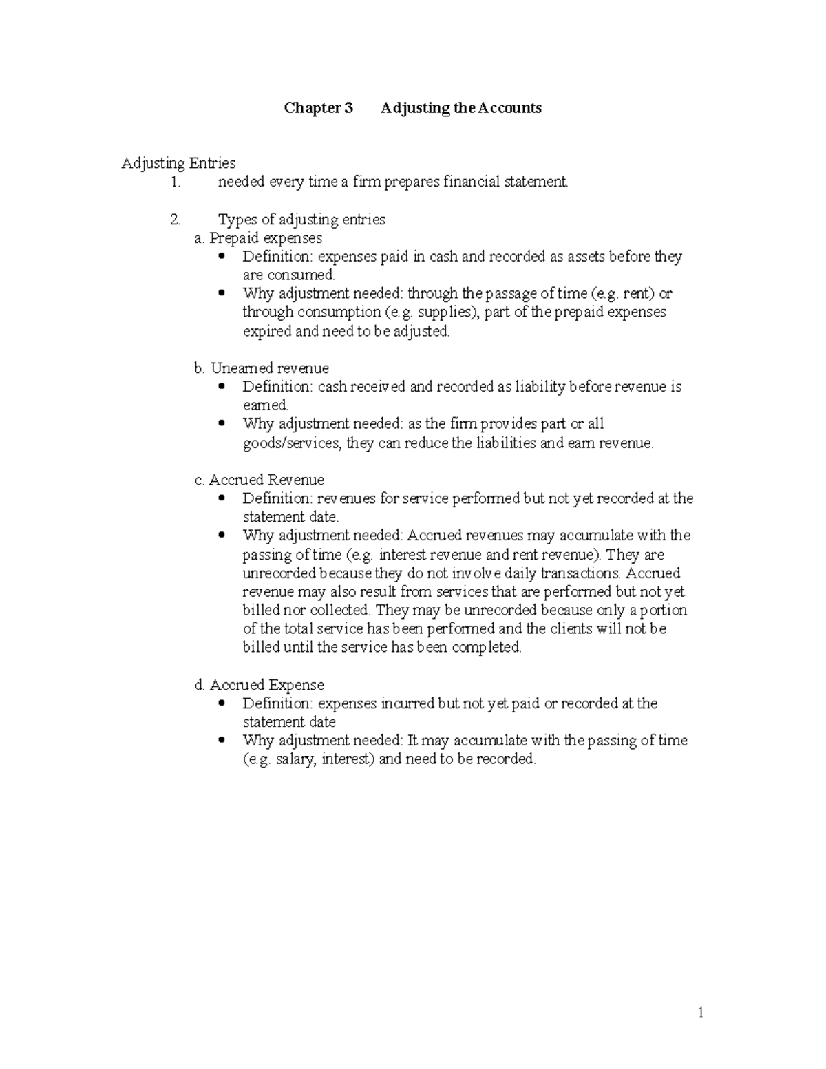 Exercise 3 2answer - Practice question 3-2 answer chapter 3 - Chapter 3 Adjusting the Accounts ...