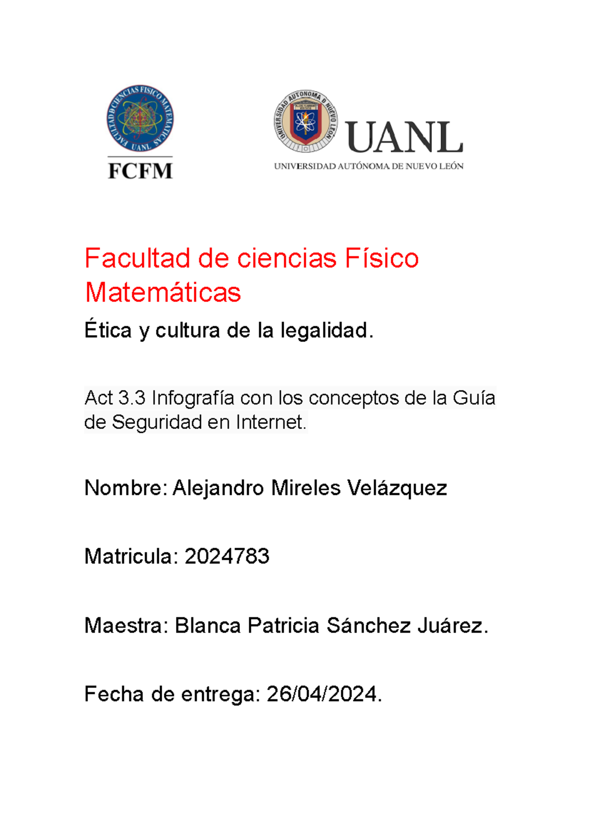 Act 3.3 Infografía: Conceptos Clave sobre Seguridad en Internet - Studocu