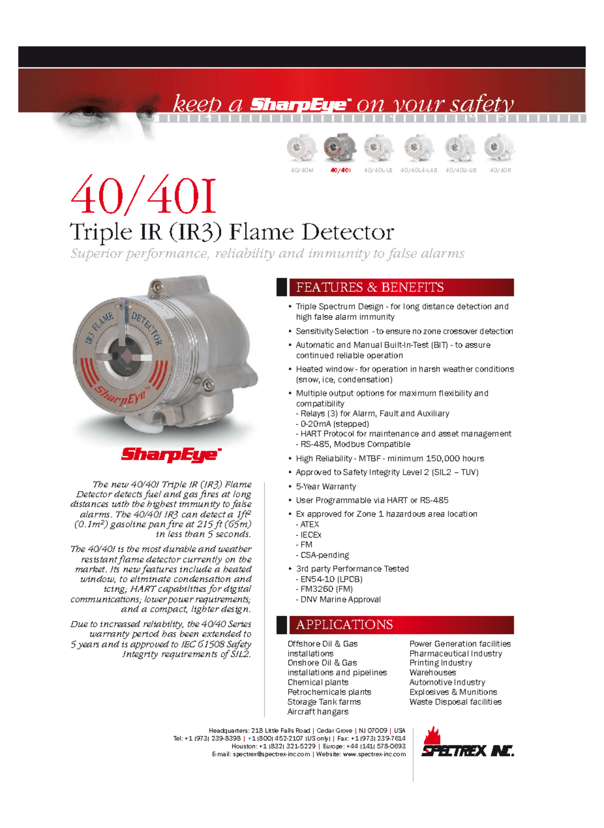 Triple IR (IR3) Flame Detector: Features, Benefits & Applications - Studocu